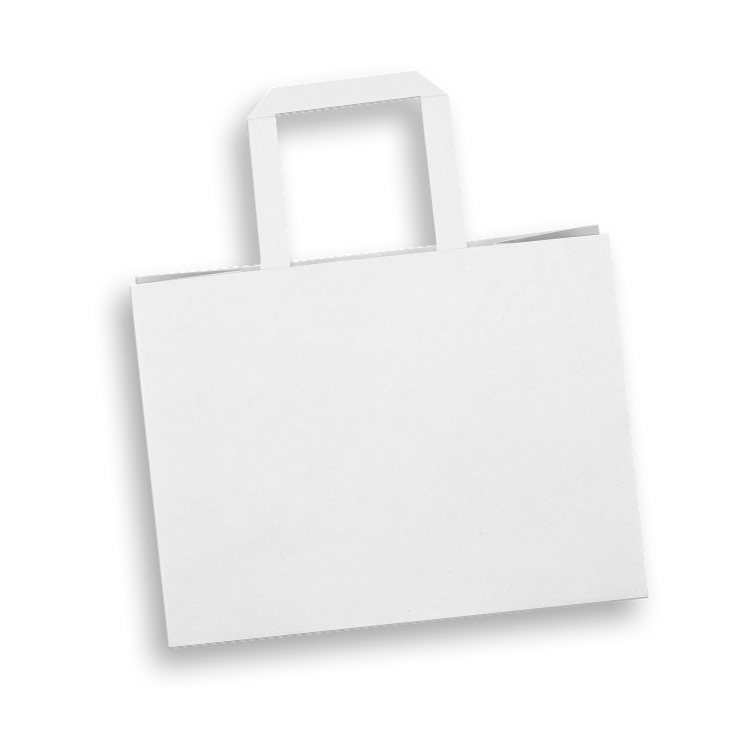 Medium Flat Handle Paper Bag Landscape | HappyWay