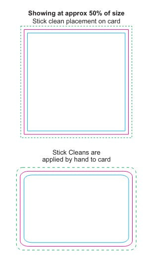 Microfibre Stick Clean 40mmL x 60mmH