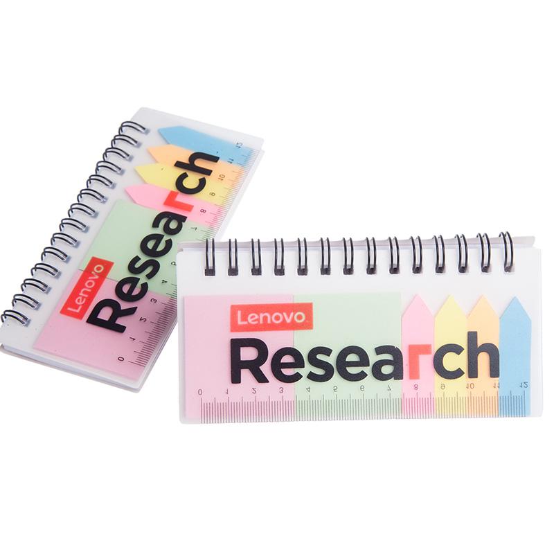 HWOS57 - NOTEPAD SET WITH RULER DESIGN