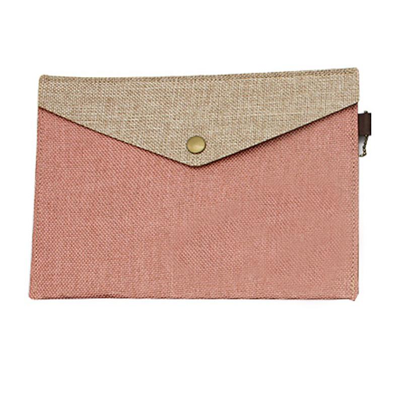 A4 Cotton Linen Document Holder